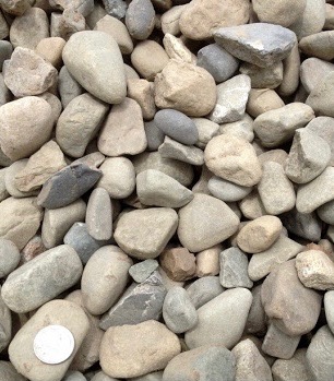 1.5" River Rock | Landscape Materials & Delivery | Shreve Services